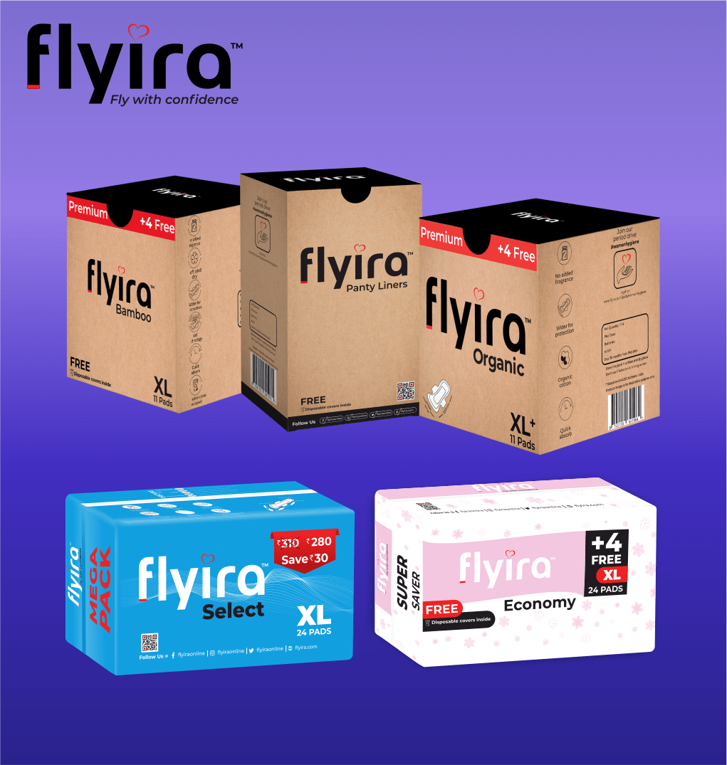 Best Sanitary Pads Online | Flyira.com - Fly With Confidence